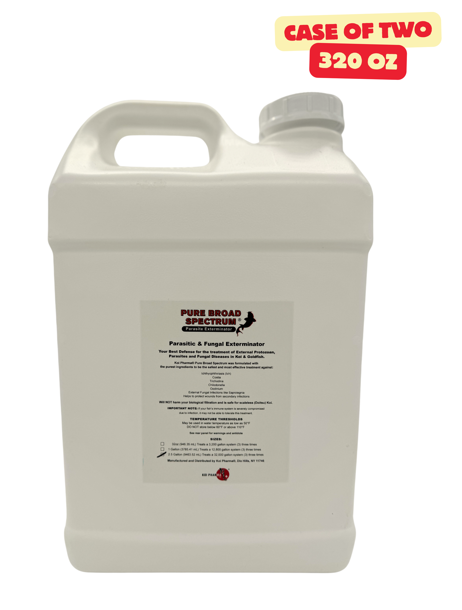 Koi Fish Parasite Treatment - Pure Broad Spectrum | KOI PHARMA